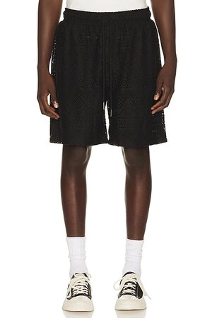 HONOR THE GIFT Pointelle Crochet Drawcord 7 Short