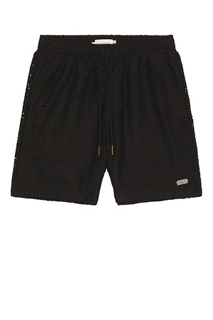 HONOR THE GIFT Pointelle Crochet Drawcord 7 Short