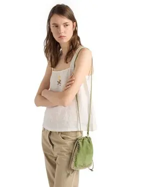 Prada Suede Smartphone Case - Agave