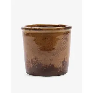 SERAX Glazed Shades Extra Small Terracotta Flower Pot - Rust