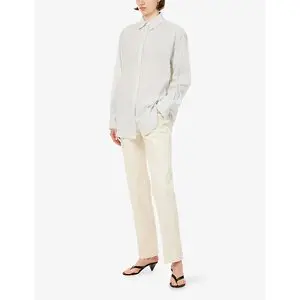 ANINE BING Striped Cotton Shirt