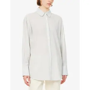 ANINE BING Striped Cotton Shirt