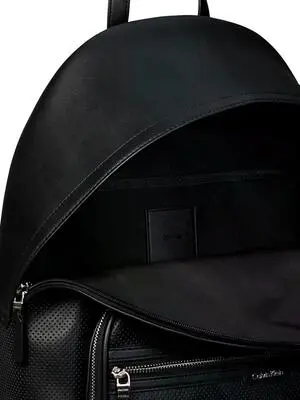 Calvin Klein Perforated Detail Logo Plaque Backpack