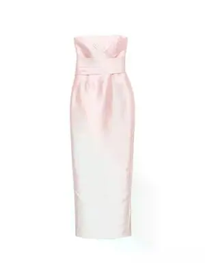 Solace London Strapless Maxi Dress - Pink
