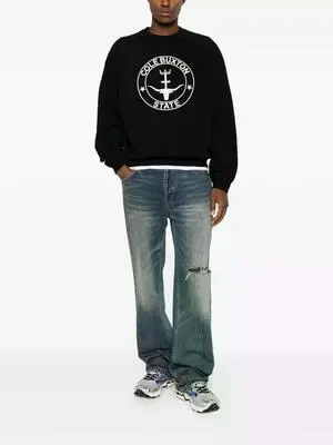 COLE BUXTON Logo Print Raglan Sleeve Sweatshirt