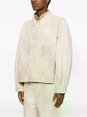 COLE BUXTON Distressed Panelled Jacket