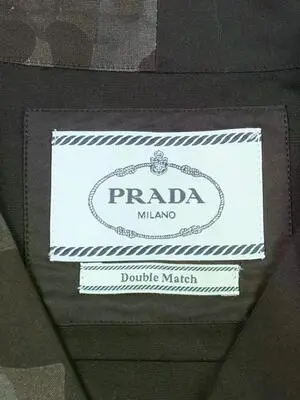 Prada Double Match Camouflage-print Shirt
