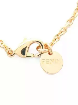 Fendi 2020s Forever Rhinestone Embellished Bracelet