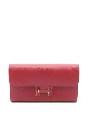 Hermès Constance Long Wallet - Red