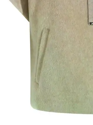 Herno High-neck Short-sleeve Poncho