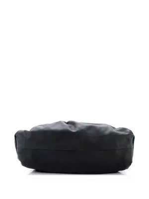 Bottega Veneta The Pouch Leather Clutch Bag - Black