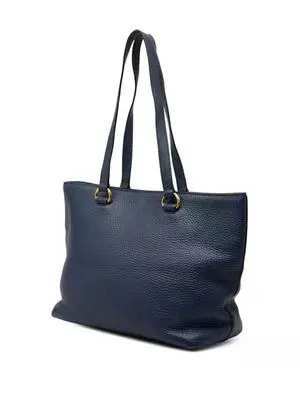 Prada 2010-2026 Vitello Daino Canapa Logo Tote Bag