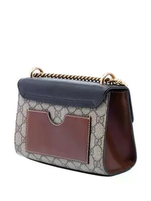 Gucci Gg Supreme Padlock Crossbody Bag