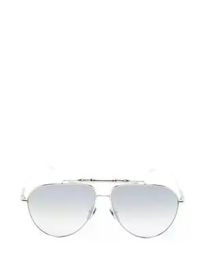 Gucci Pilot Frame Sunglasses - Silver