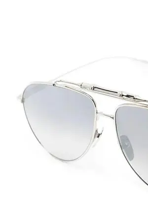 Gucci Pilot Frame Sunglasses - Silver
