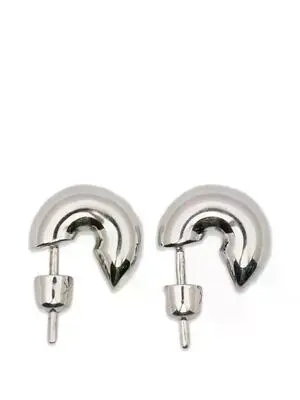 MARIA BLACK Prima Small Hoop Earrings - Silver
