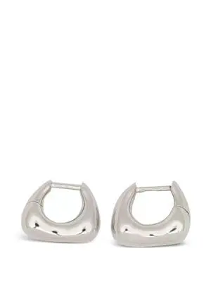 MARIA BLACK Satchel Huggie Earrings - Silver