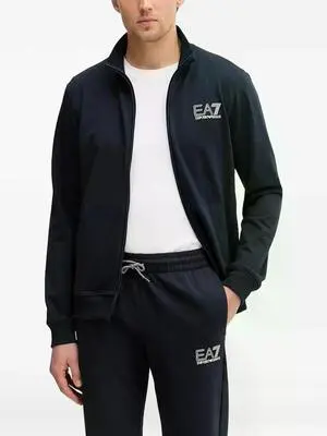 EA7 Zip Logo Knitwear