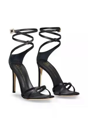TEMPERLEY LONDON Vixen Heeled Sandals - Black