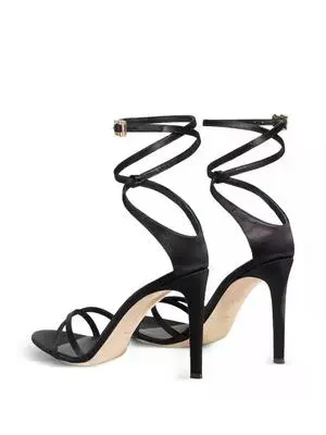 TEMPERLEY LONDON Vixen Heeled Sandals - Black
