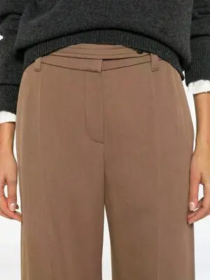 Brunello Cucinelli Belted Wool Trousers