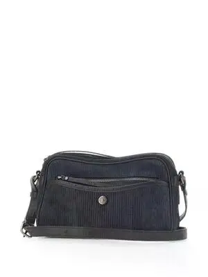GIANNI CHIARINI Cora Ribbed Shoulder Bag - Blue