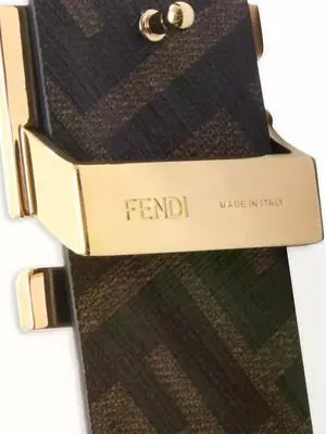 Fendi Ff Logo Reversible Buckle Belt