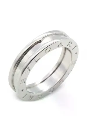 BVLGARI 18k White Gold B.zero1 Band Ring