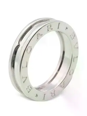 BVLGARI 18k White Gold B.zero1 Band Ring