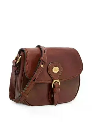 THE BRIDGE Buckle-fastening Leather Cross-body Bag
