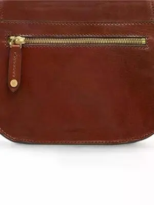 THE BRIDGE Buckle-fastening Leather Cross-body Bag