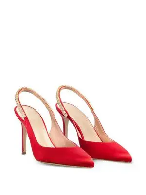 TEMPERLEY LONDON Raven Slingback Pumps - Red