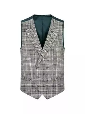 ETIEM TEXTIL S.L. Double-breasted Waistcoat With Peak Lapels