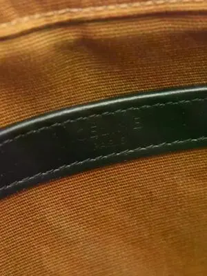 Celine Triomphe Logo Messenger Bag - Black