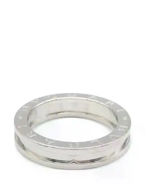 BVLGARI B.zero1 Band Ring In White Gold - Silver