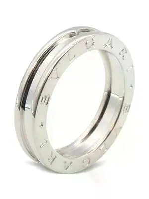 BVLGARI B.zero1 Band Ring In White Gold - Silver