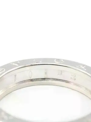 BVLGARI B.zero1 Band Ring In White Gold - Silver