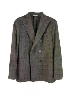 Boglioli Double-breasted Suit Jacket - Brown