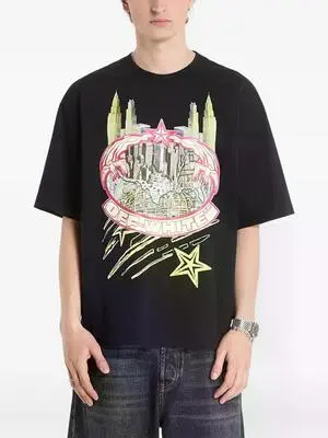 Off-White Big Frame World Skate Graphic-print T-shirt - Black