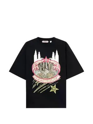 Off-White Big Frame World Skate Graphic-print T-shirt