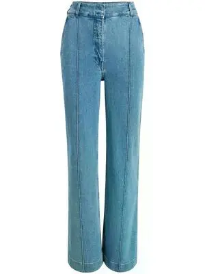 Another Tomorrow High-waisted Straight-leg Jeans