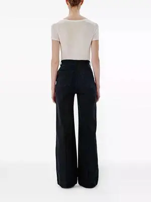 Another Tomorrow High-waisted Straight-leg Jeans