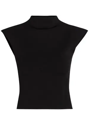 A.W.A.K.E. Mode Close-knit Mock Neck Top
