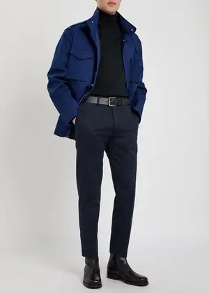 TOM FORD Tapered-leg Cotton Trousers