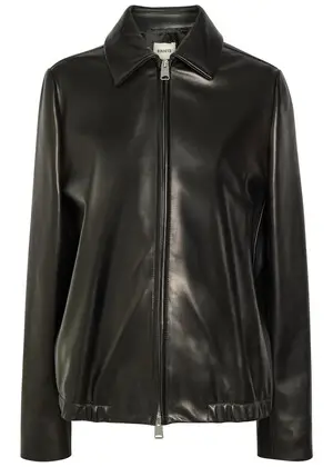 Khaite Jackson Leather Jacket