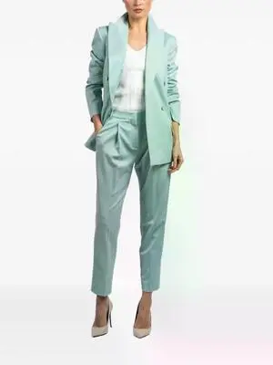 Another Tomorrow Double-breasted Blazer