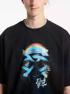 DAILY PAPER Shield Helmet Graphic-print T-shirt