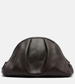 THE ROW Charlotte Clutch - Brown