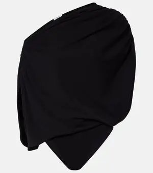 Wolford Draped Off-shoulder Bodysuit - Black