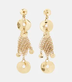 ALEMAIS Atomic Drop Earrings - Gold